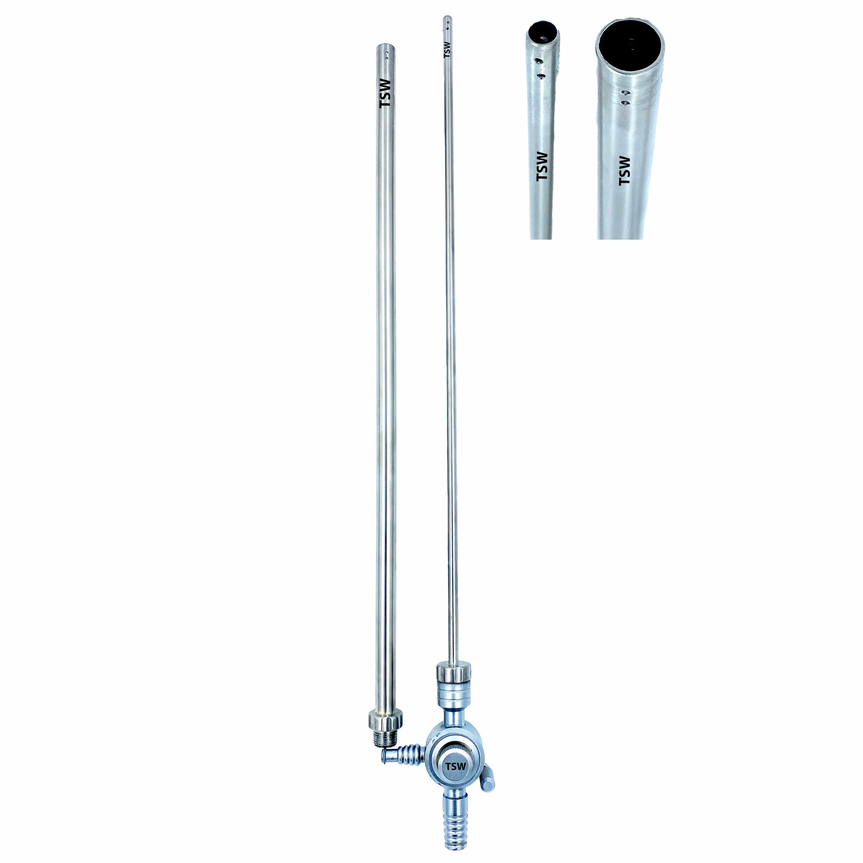 Laparoscopic Instruments Suction Irrigation Two Way Thumb Control ...