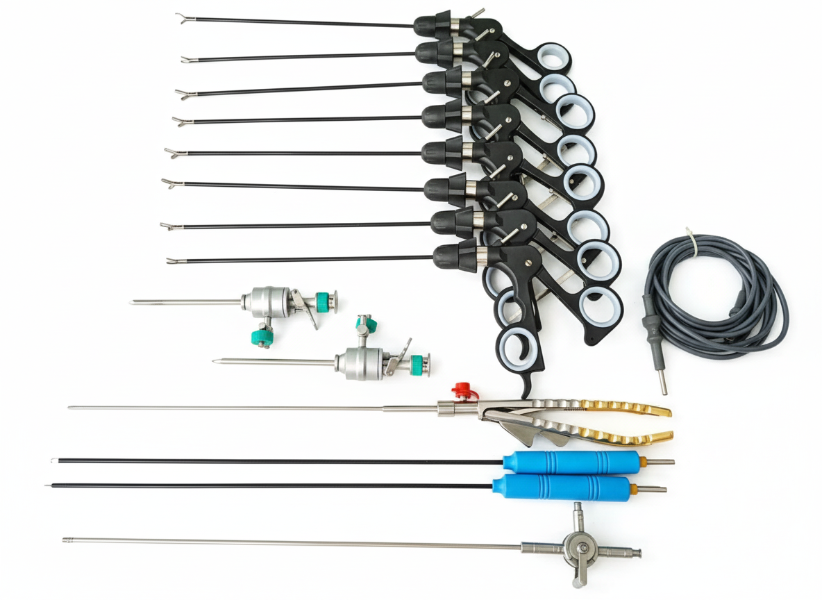 Laparoscopic Pediatric Surgery Instruments Set 3mm – Tannu Surgical Works